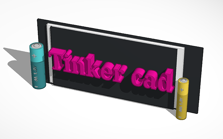 3d Design Thinker Cad Tinkercad