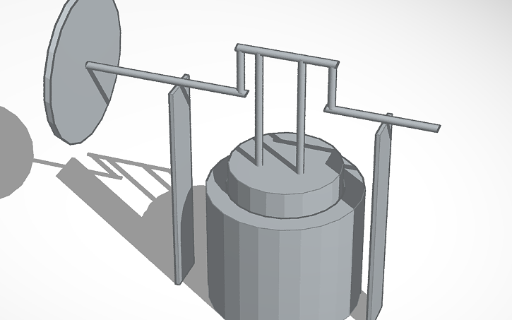 3D design stirling engine - Tinkercad