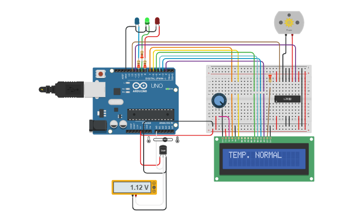 Circuit design Relatorio N1 | Tinkercad