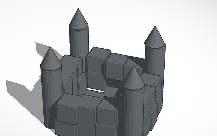 3D design castle | Tinkercad