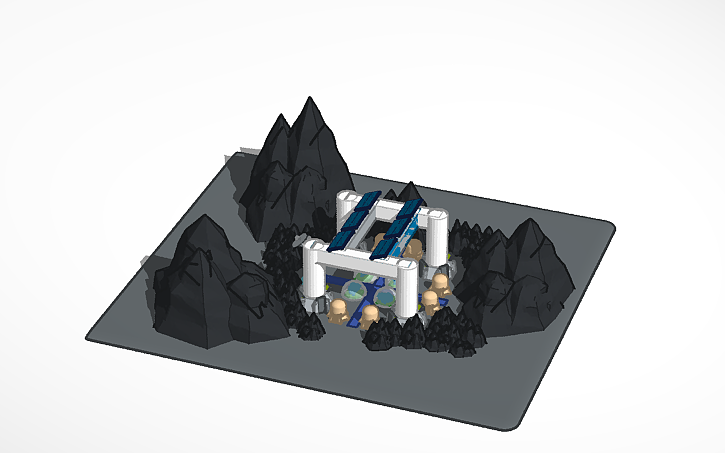 3D design I Monelli Moon Base | Tinkercad