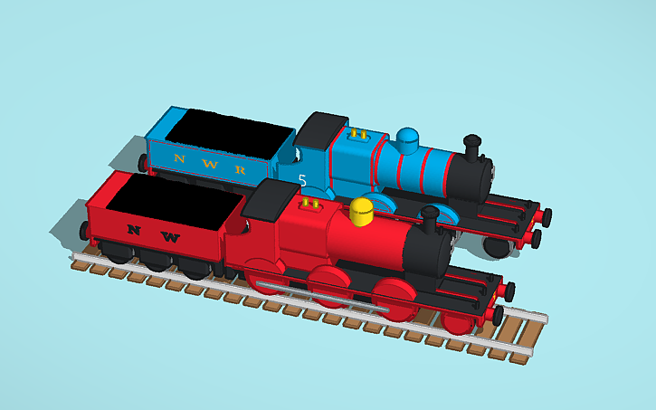 3D design (L&Y Class 28 Mogul Experiment) - Tinkercad