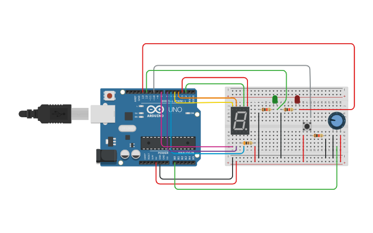 Circuit design Desafio 4 | Tinkercad