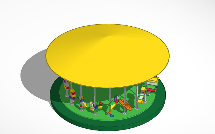 3D design carrusel | Tinkercad