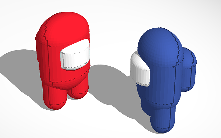 3D design Among Us Character | Tinkercad