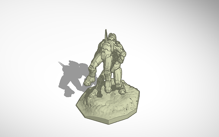 3D design Master chief assassination | Tinkercad