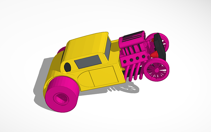 3D design pimp car - Tinkercad