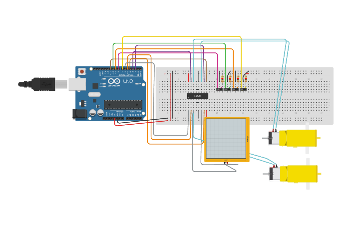 Circuit design lab3 TASK2 - Tinkercad