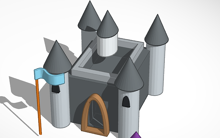 3D design castle | Tinkercad