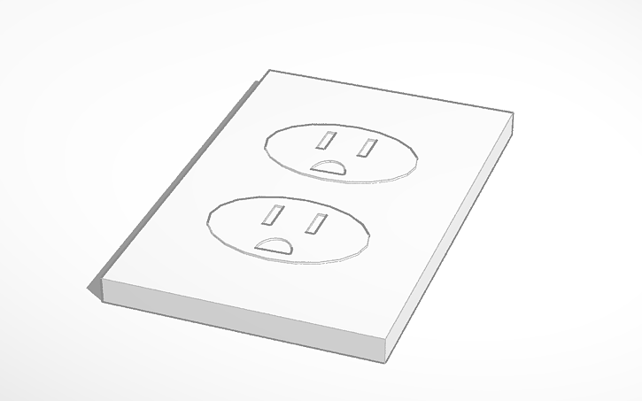 3D design Outlet - Tinkercad
