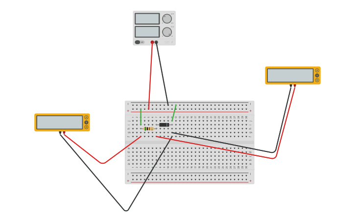 Circuit design Lab 1 Experiment 1 | Tinkercad