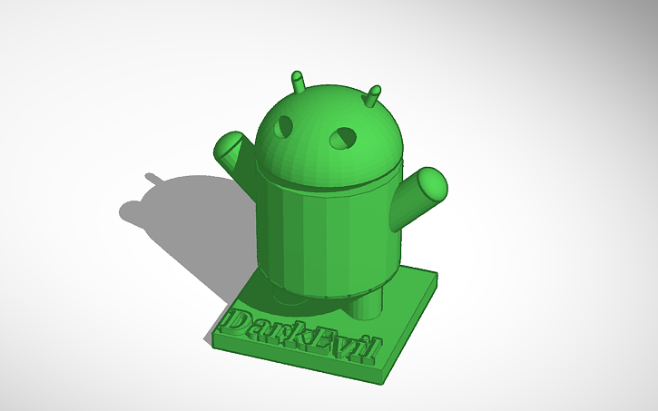 3D design Android - Tinkercad