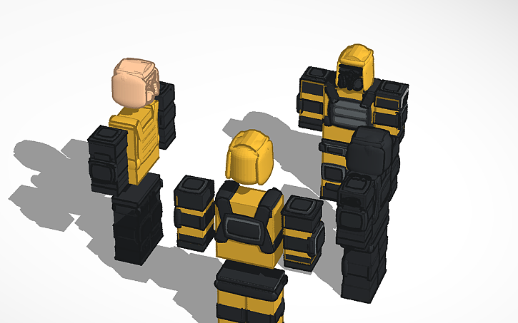 3D design Beta-7 SCP (Body) (ROBLOX) - Tinkercad