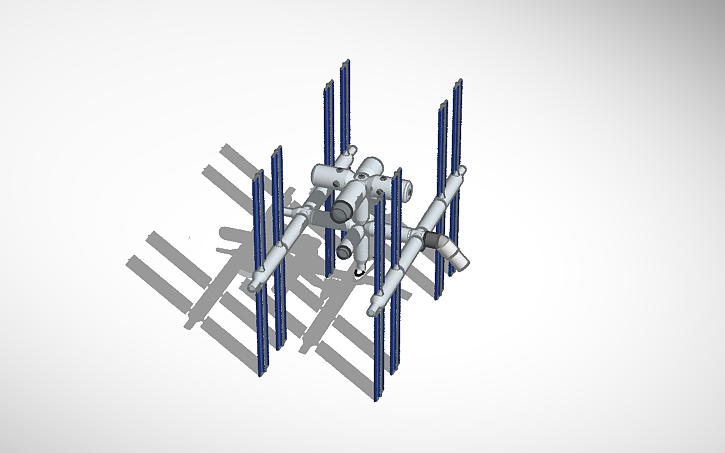 3D design Space Station Unity - Tinkercad