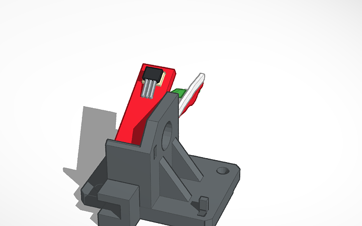 3D design Fanatec CSL Pedals Potentiometer Mount with Hall Sensor ...