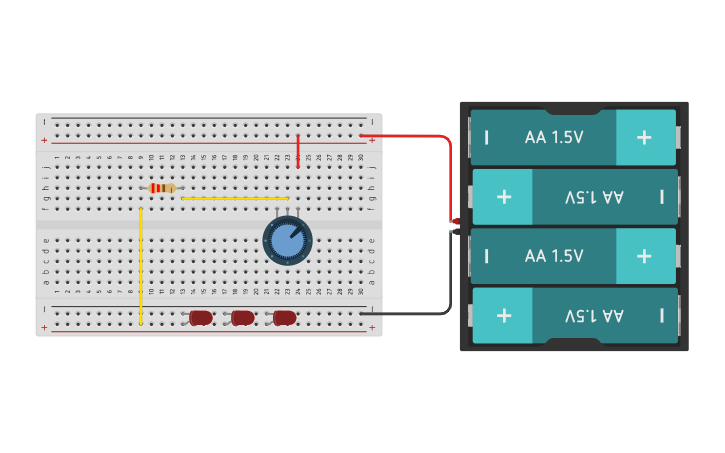 Circuit design LED Ambient Lamp | Tinkercad