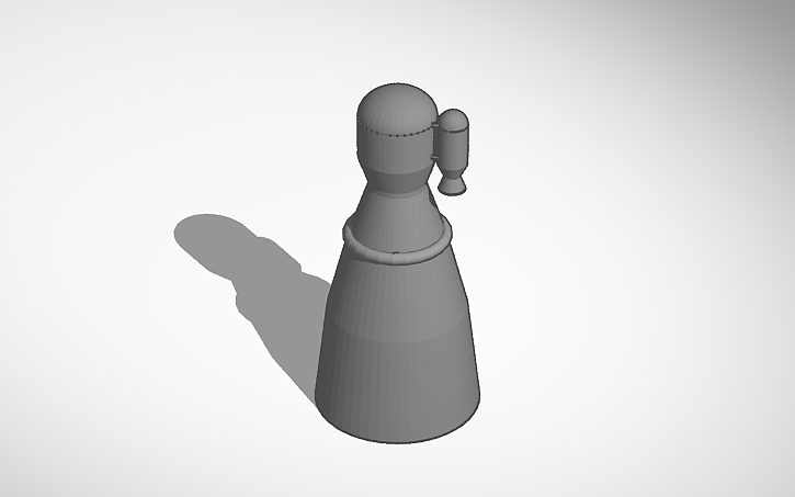 3D design Rocket Engine - Tinkercad
