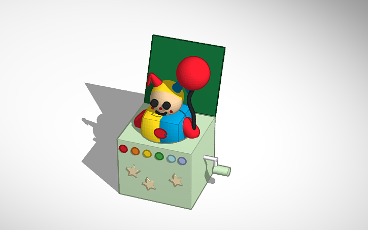 3D design jack-in-the-box | Tinkercad