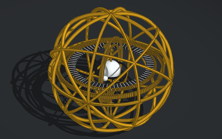 3D design Orrery - Tinkercad