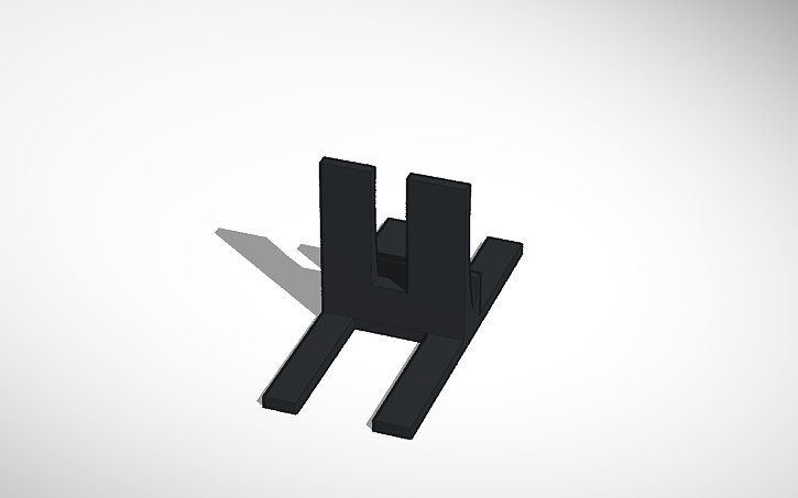 3D design phone stand - Tinkercad