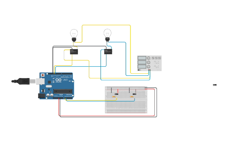 Circuit design RANGKAIAN 3 - Tinkercad