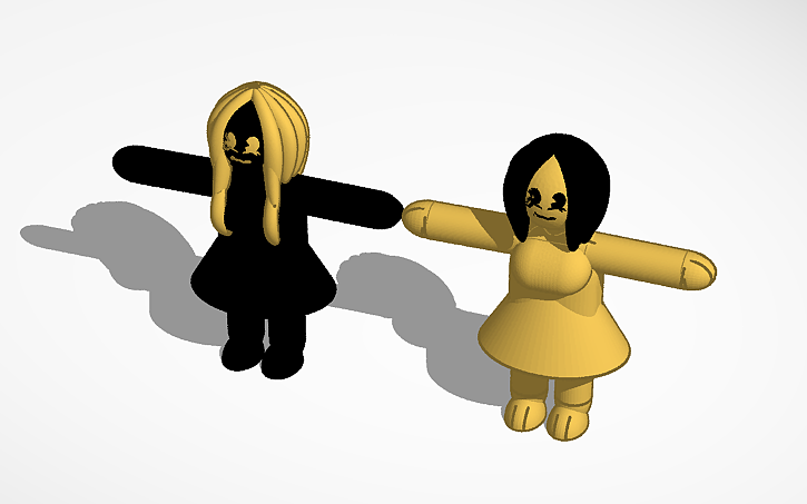 3D design Inked Modes Sisters 3D models - Tinkercad