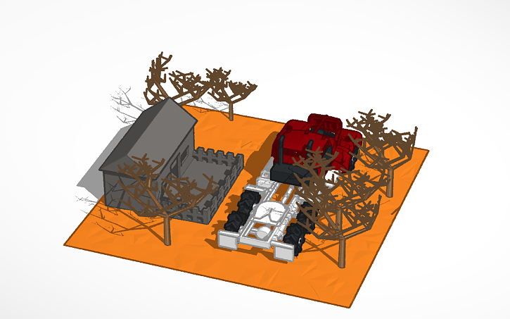 3D design Desert truck - Tinkercad