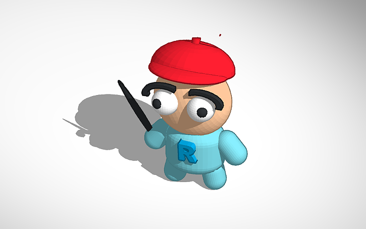 3D design Ronald Weasley - Tinkercad