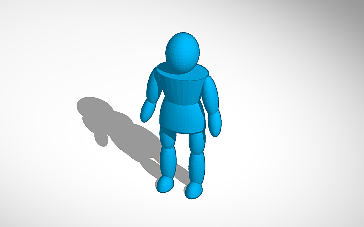 3D design person 1 | Tinkercad