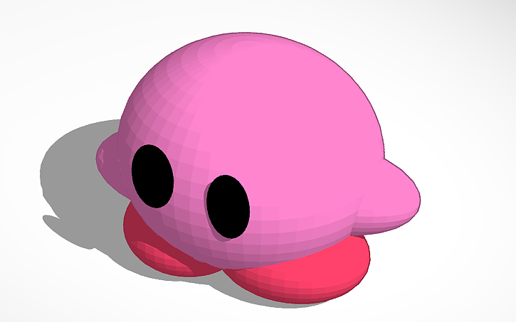 3D design Kirby! - Tinkercad