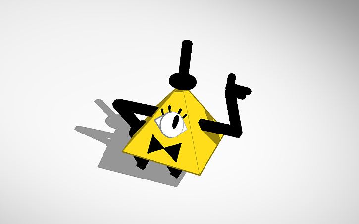 3D design Bill Cipher - Tinkercad
