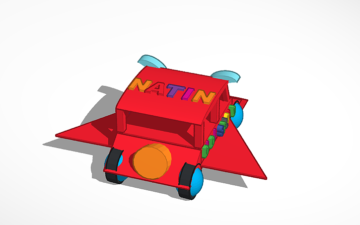 3D design flying car | Tinkercad