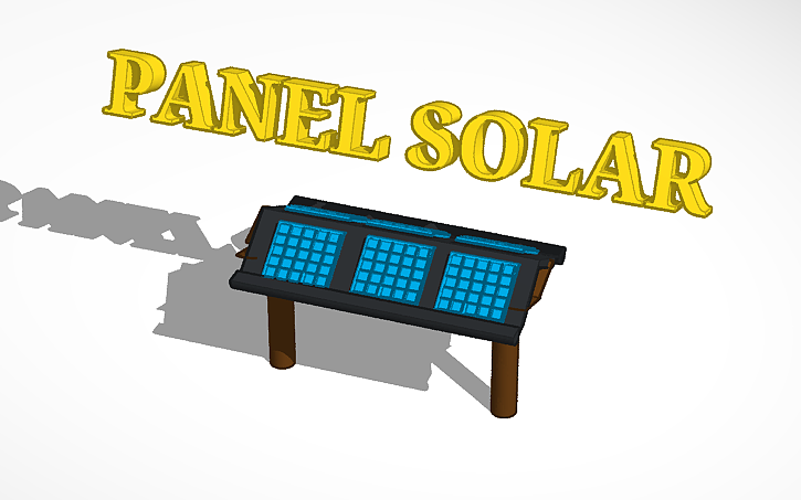 3D design Copy of Copy of Solar Cell - Tinkercad