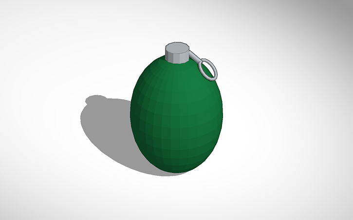 3D design grenade | Tinkercad