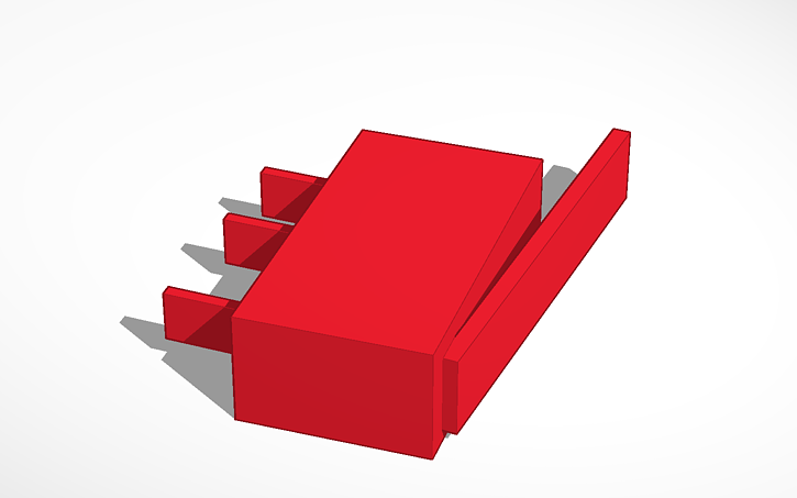 3D design microswitch - Tinkercad