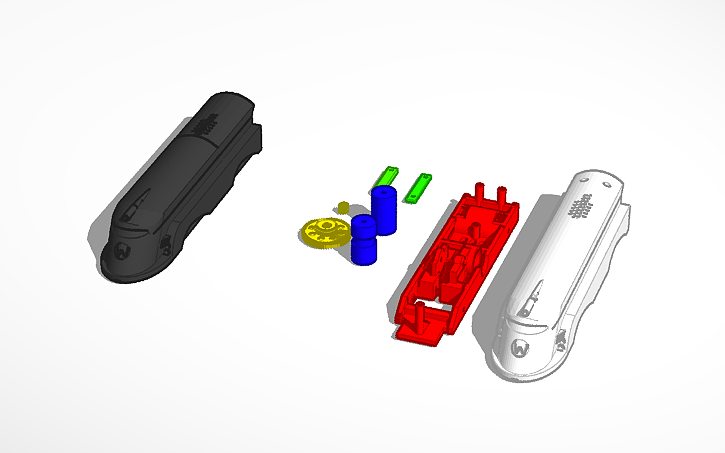 3D design OpenSpeed motorized Snowpiercer train - Tinkercad