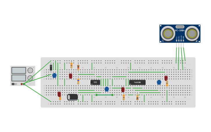 Circuit Design Input Proximity Sensor Tinkercad