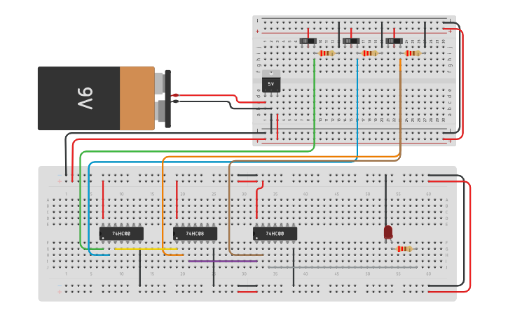 Circuit design 1-D | Tinkercad