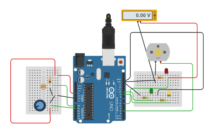 Circuit design Projeto Final | Tinkercad