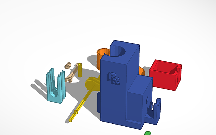 3D design Single Cylinder Piston Engine 3D Model - Tinkercad