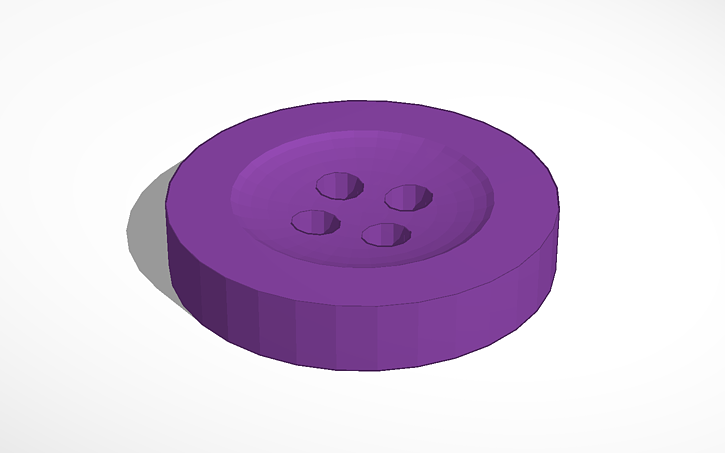 3D design Button - Tinkercad