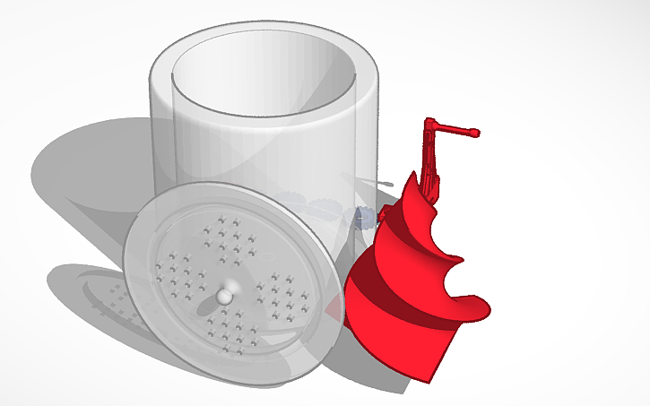 3D design Rotary Composter | Tinkercad