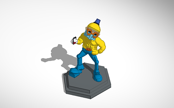 3D design Action Dan - Tinkercad