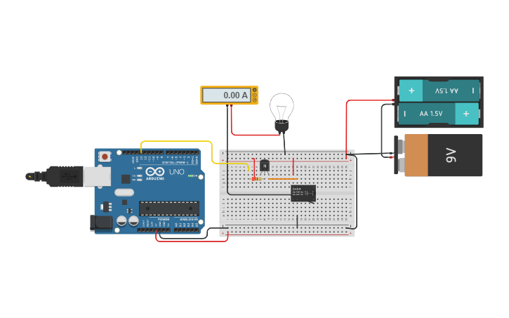 Circuit design SEM12: exp3 | Tinkercad