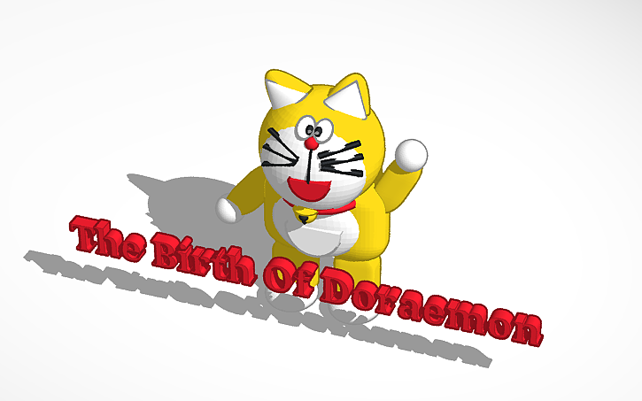 3D design The Birth Of Doraemon | Tinkercad