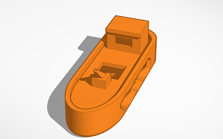 3D design Boat cutaway - Tinkercad
