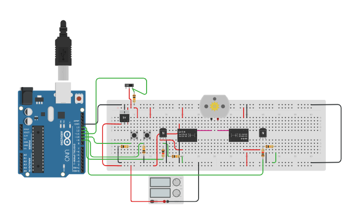 Circuit design Circuito 2 - Tinkercad