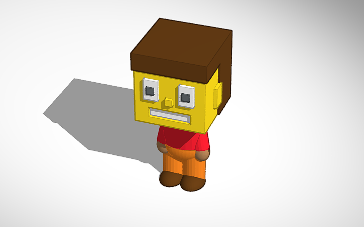 3D design Minecraft Man. | Tinkercad