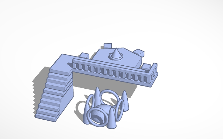 3d Design Some Random Ice Palace Tinkercad
