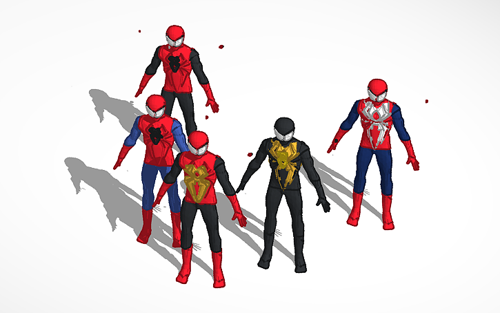3D design Copy of Iron Spider man - Tinkercad